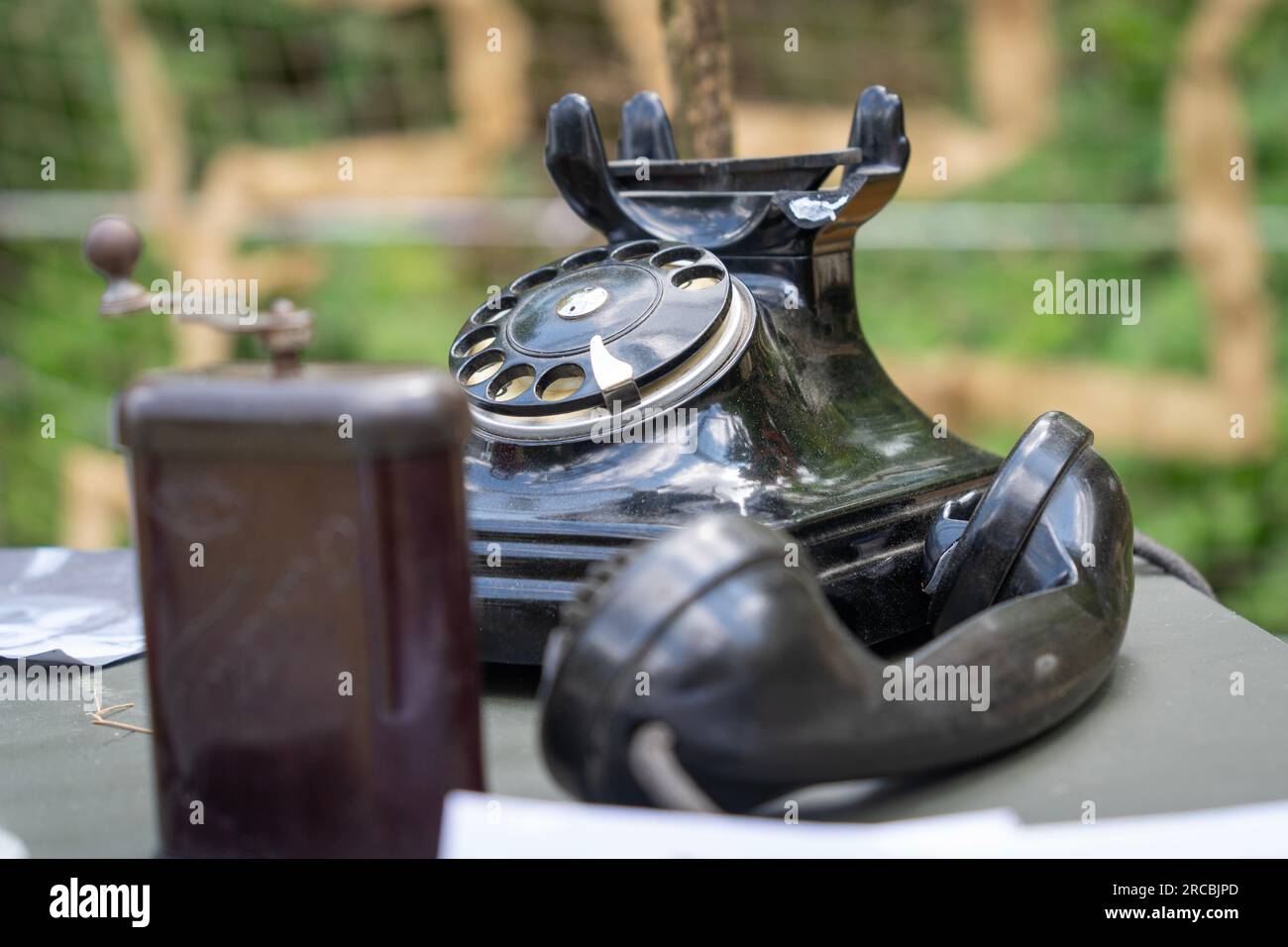Telephone world war ii hi-res stock photography and images - Alamy