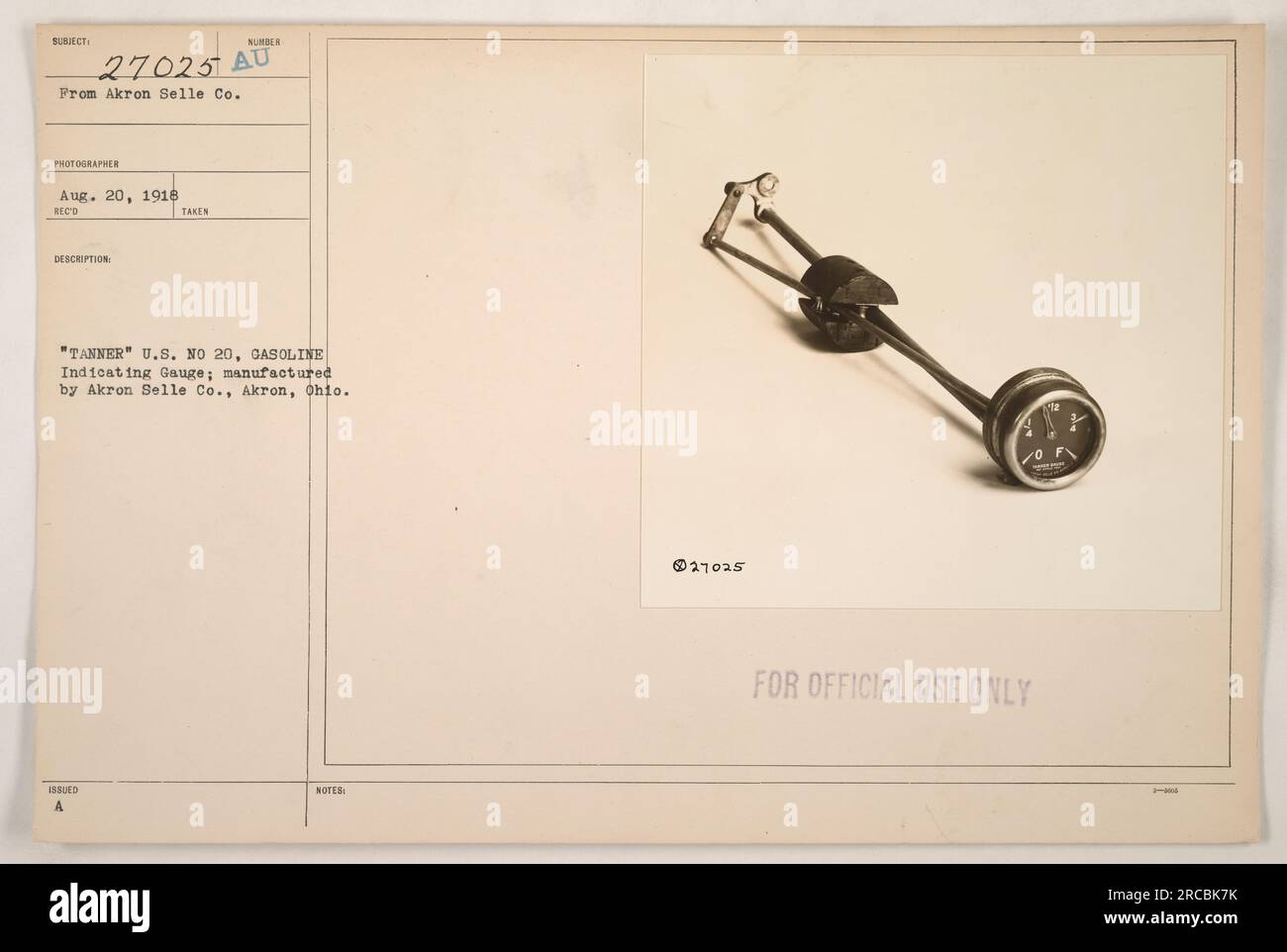 Akron selle co manufactured gauge hi-res stock photography and images ...