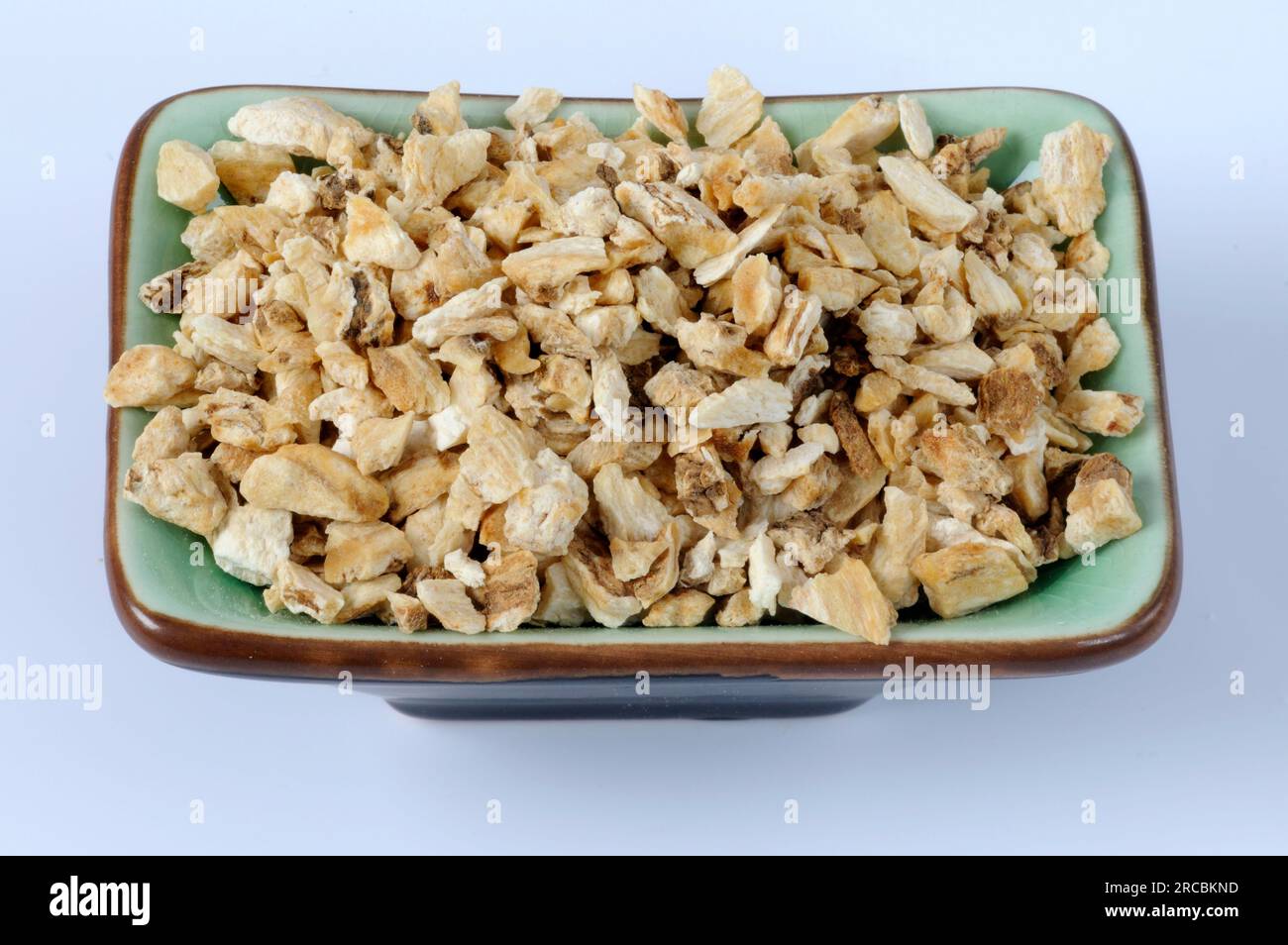 Chinese angelica root (Angelicae sinensis Radix), cut out, object Stock ...