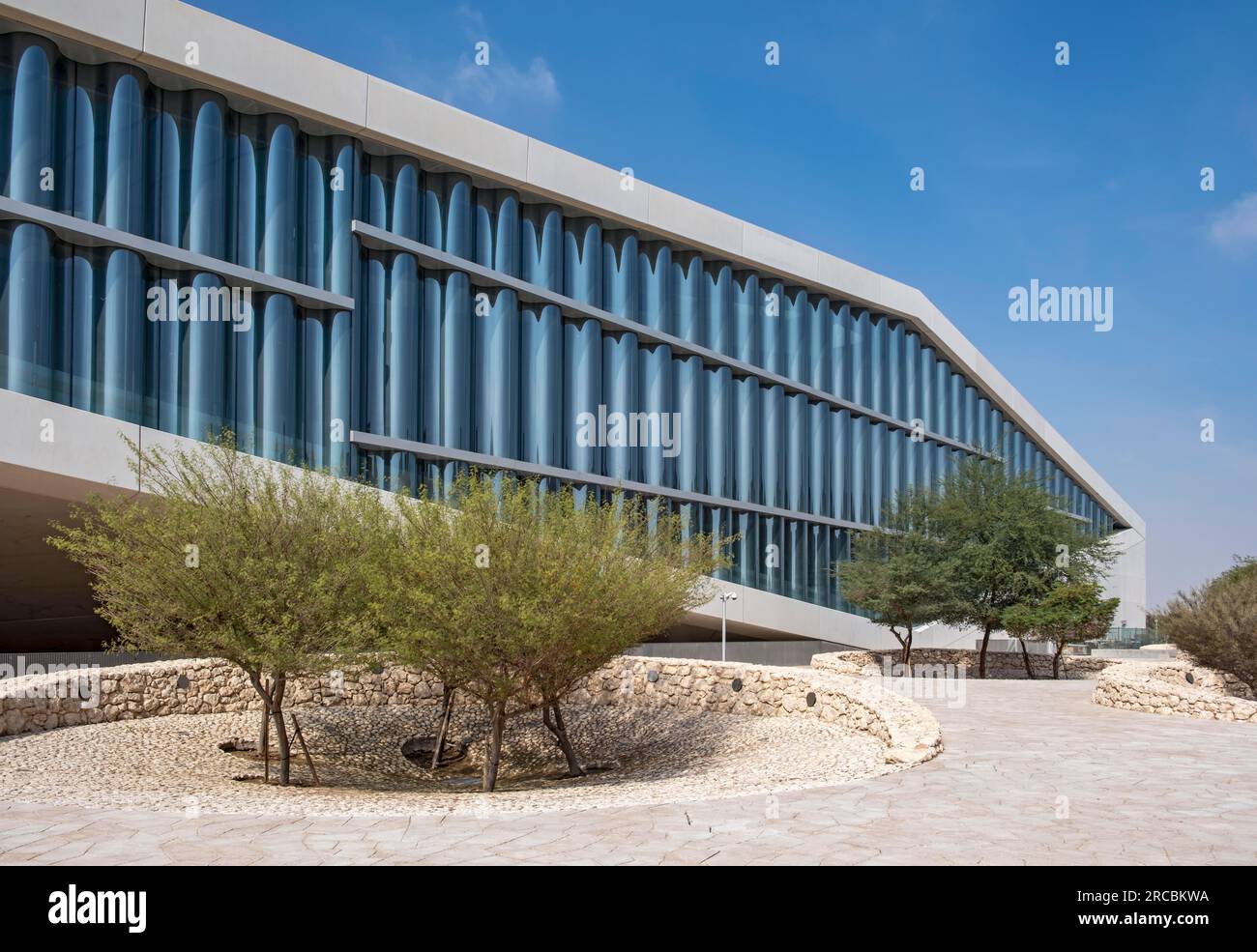 Qatar National Library building in Doha, Qatar Stock Photo - Alamy