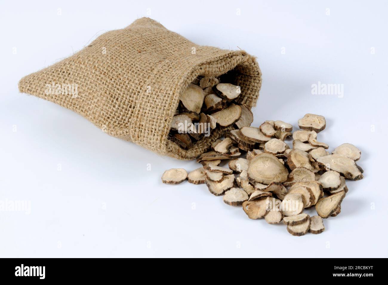 Red peony root (Paeoniae Radix Rubra), cut out, object Stock Photo - Alamy