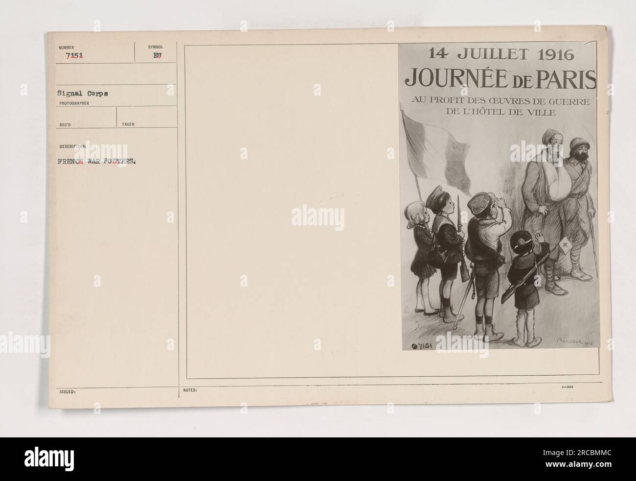 French war posters on display during the "Journée de Paris" event on ...
