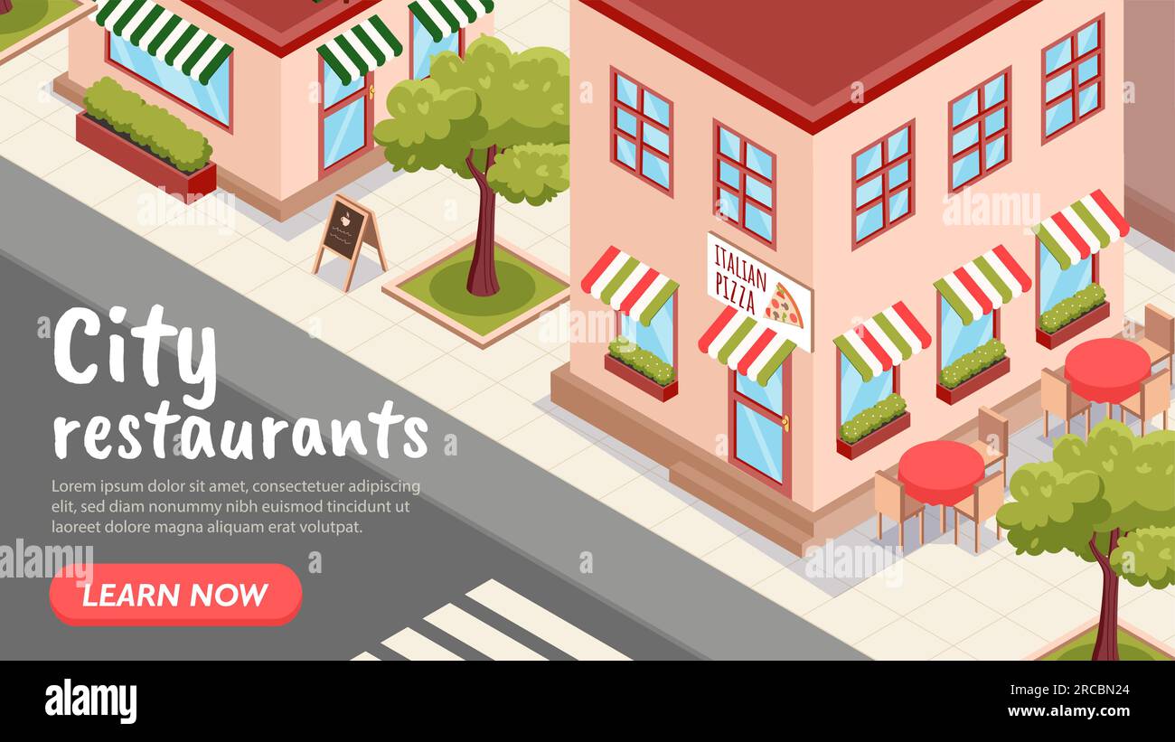 City pizza italian cuisine restaurant restaurants hi-res stock ...