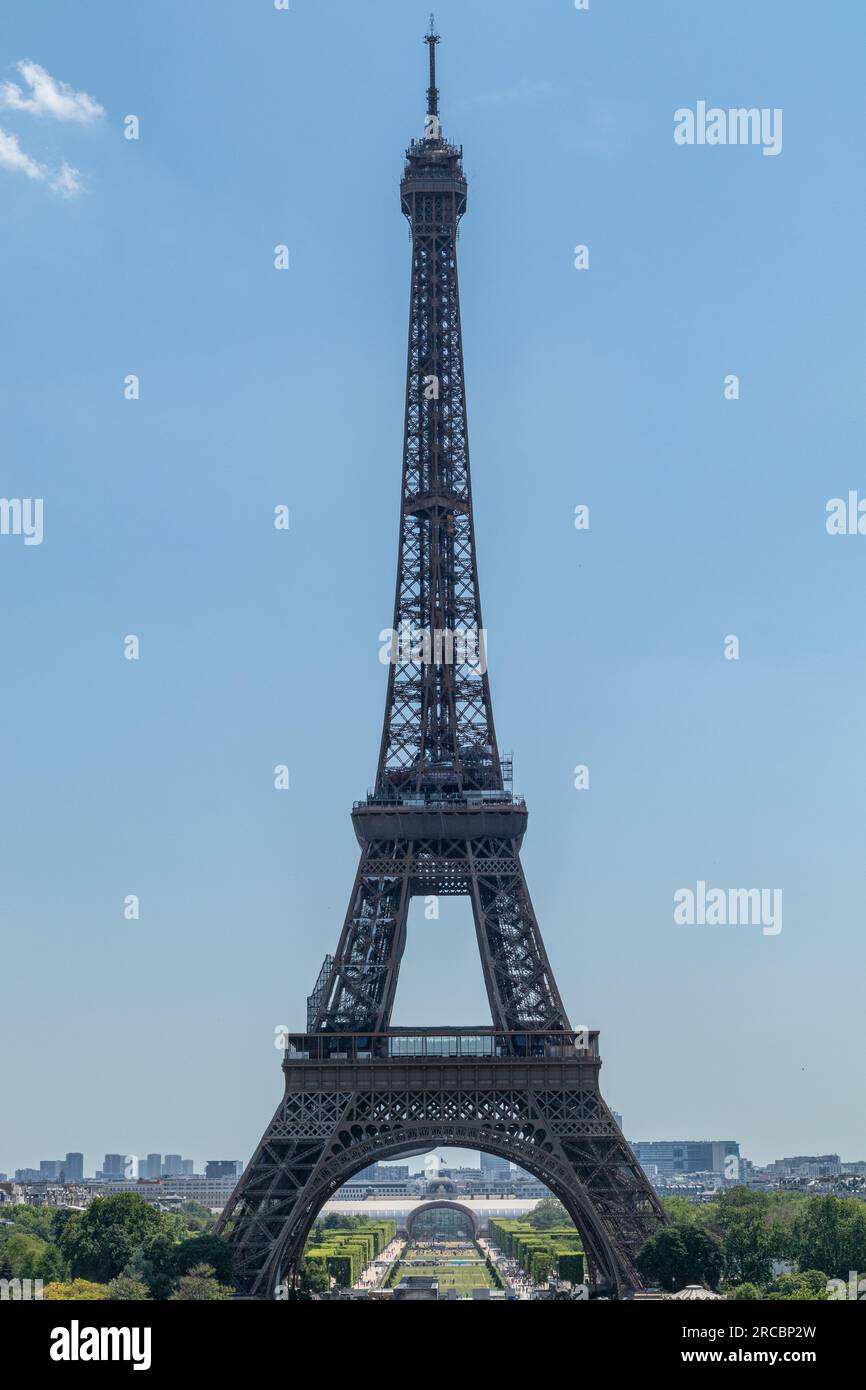 Unique photo of the Eiffel Tower in Paris Stock Photo - Alamy