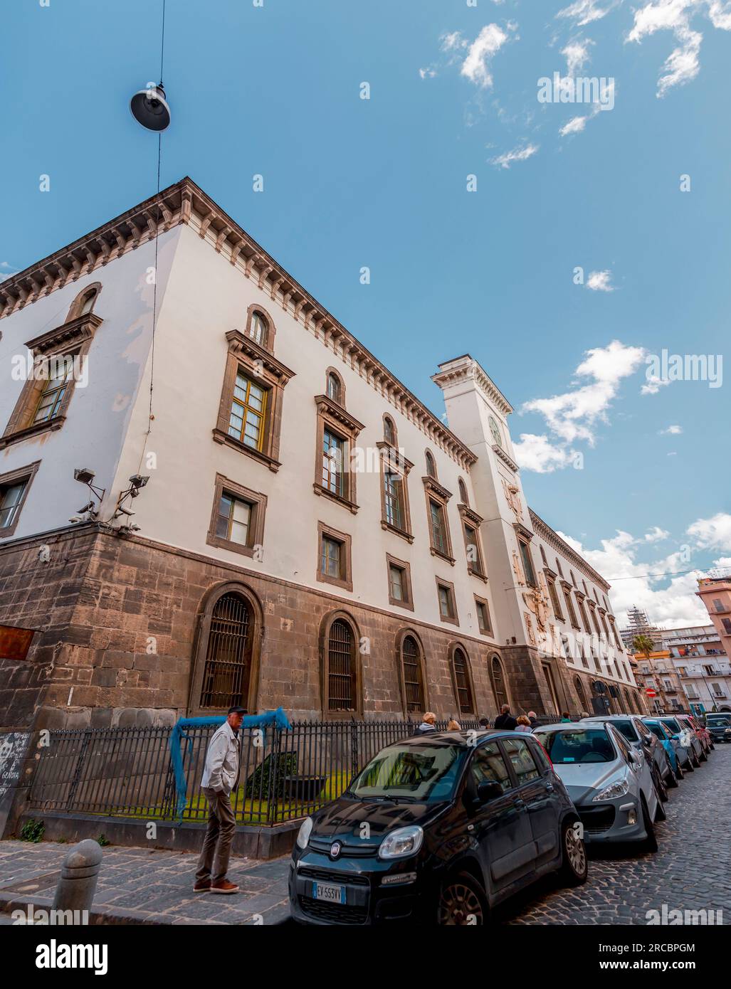 Naples, Italy - April 10, 2022: Castel Capuano is a castle in Naples ...