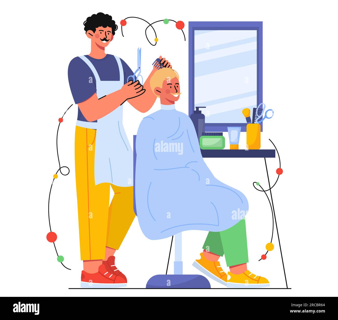Shaving saloon Cut Out Stock Images & Pictures - Alamy