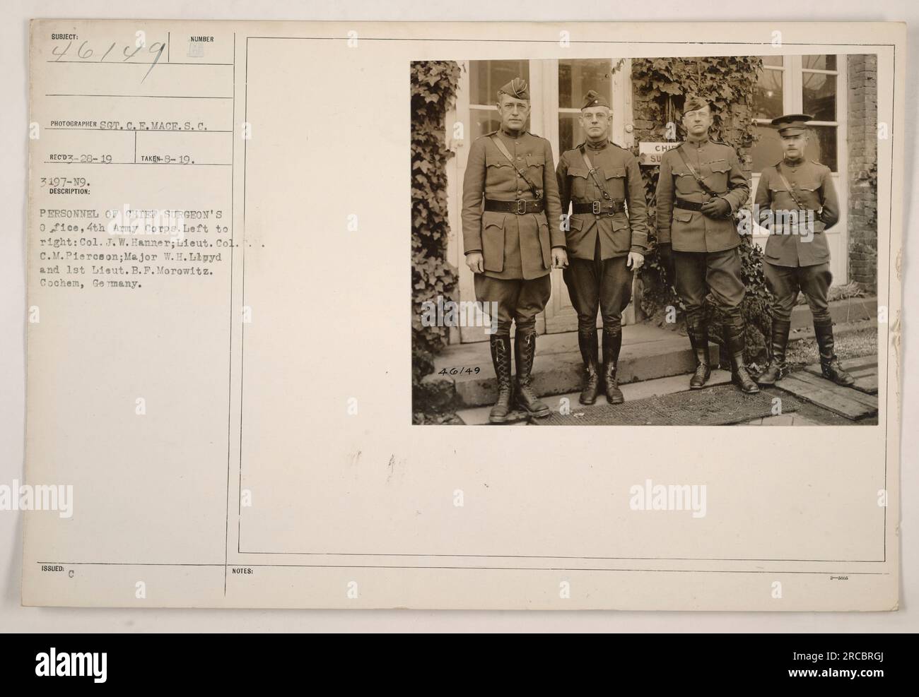 The chief of the army personnel office hi-res stock photography and ...