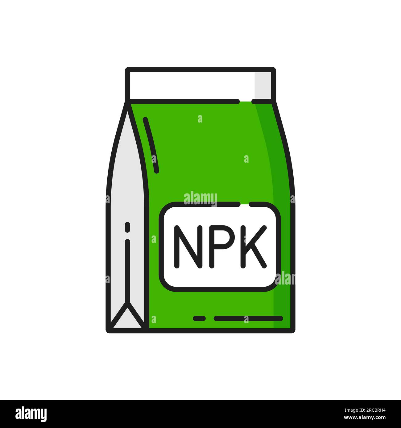 Soil agriculture fertilizer, agronomy color line icon. Farm soil ...