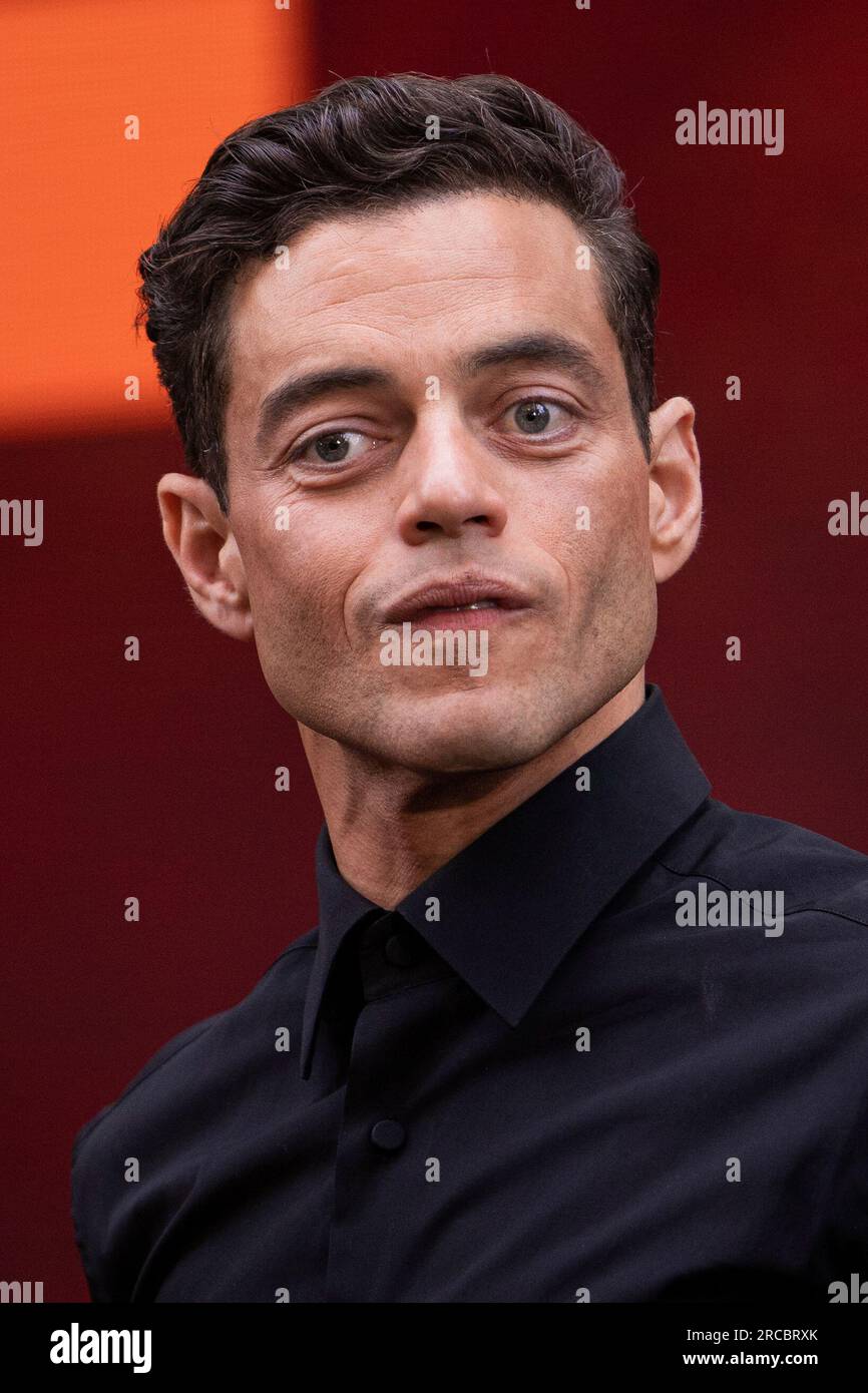Rami Malek poses for photographers upon arrival at the premiere for the ...