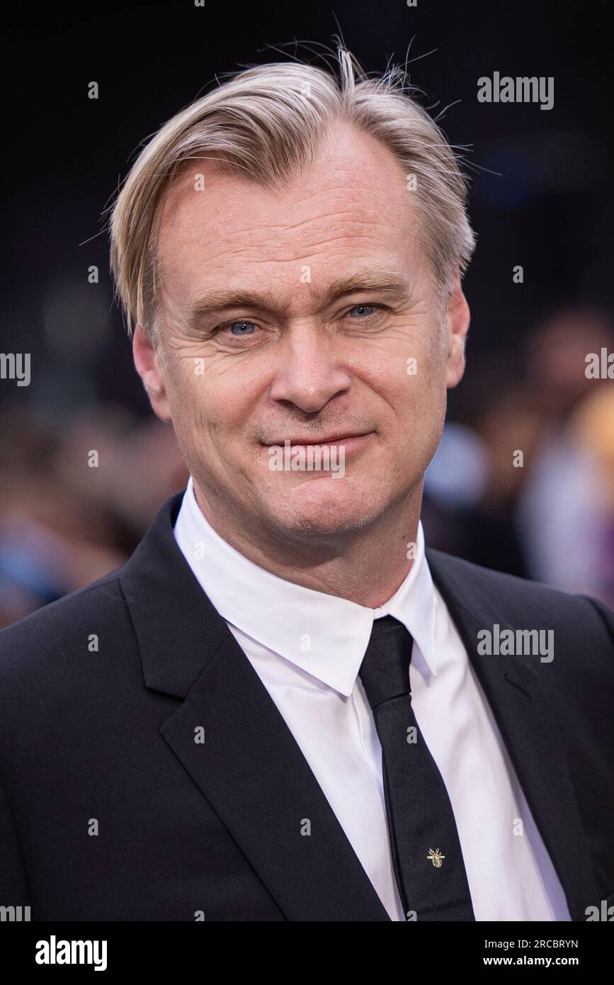 Director Christopher Nolan poses for photographers upon arrival at the ...