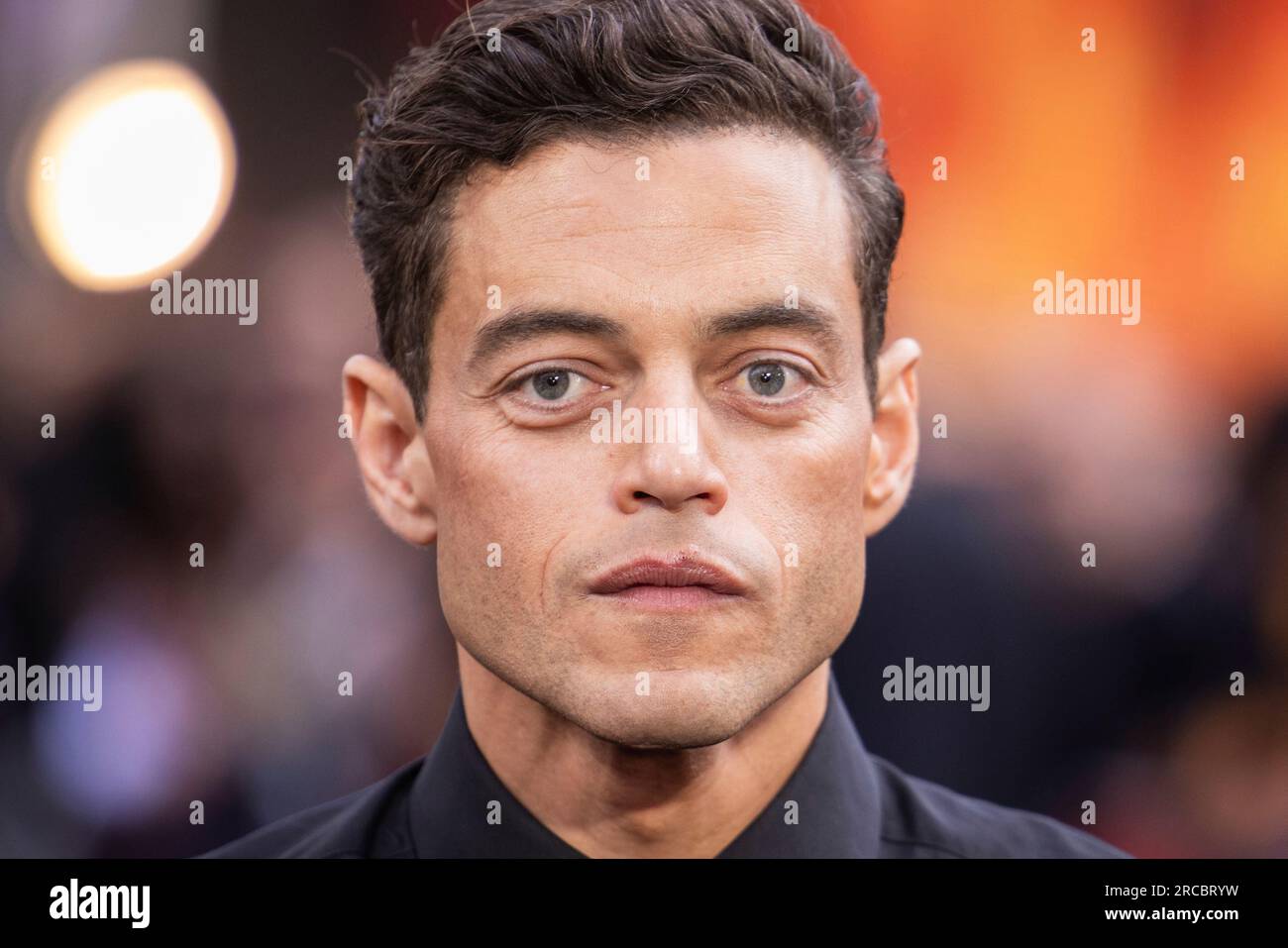 Rami Malek poses for photographers upon arrival at the premiere for the ...