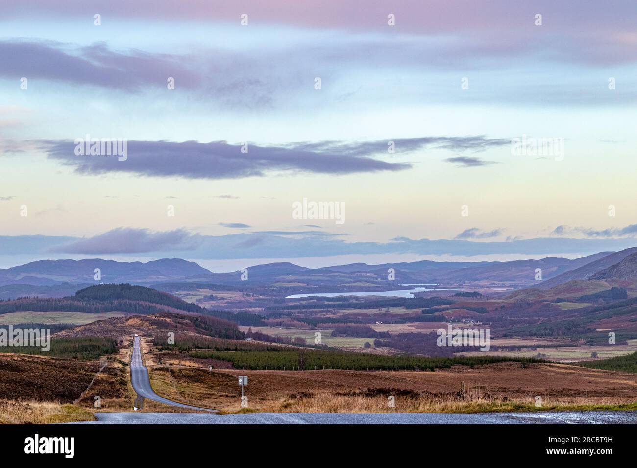 Unique view footage take in Scotland Stock Photo - Alamy