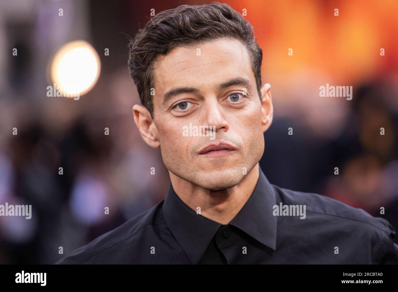 Rami Malek poses for photographers upon arrival at the premiere for the ...