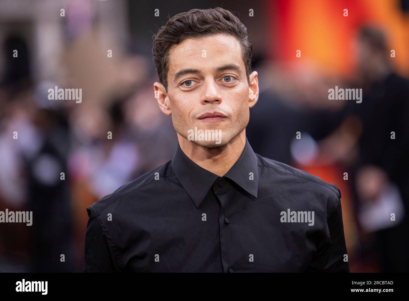 Rami Malek poses for photographers upon arrival at the premiere for the ...