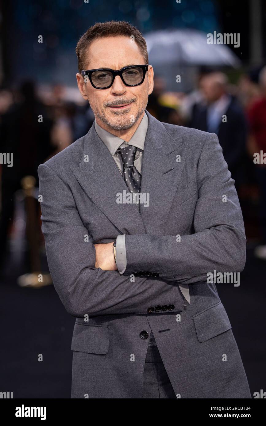 Robert Downey Jr. poses for photographers upon arrival at the premiere ...