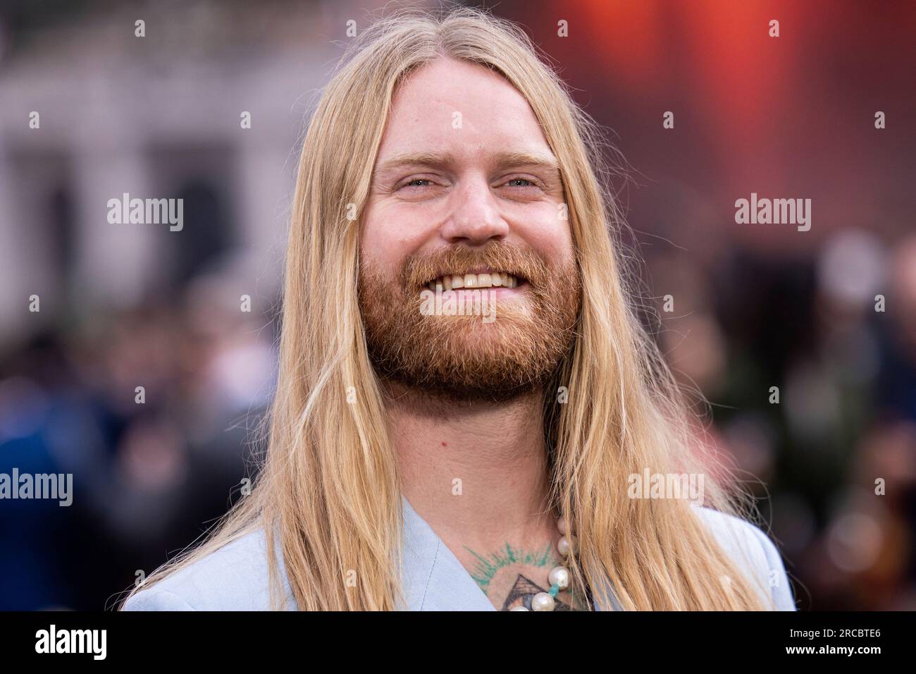 Sam Ryder poses for photographers upon arrival at the premiere for the ...