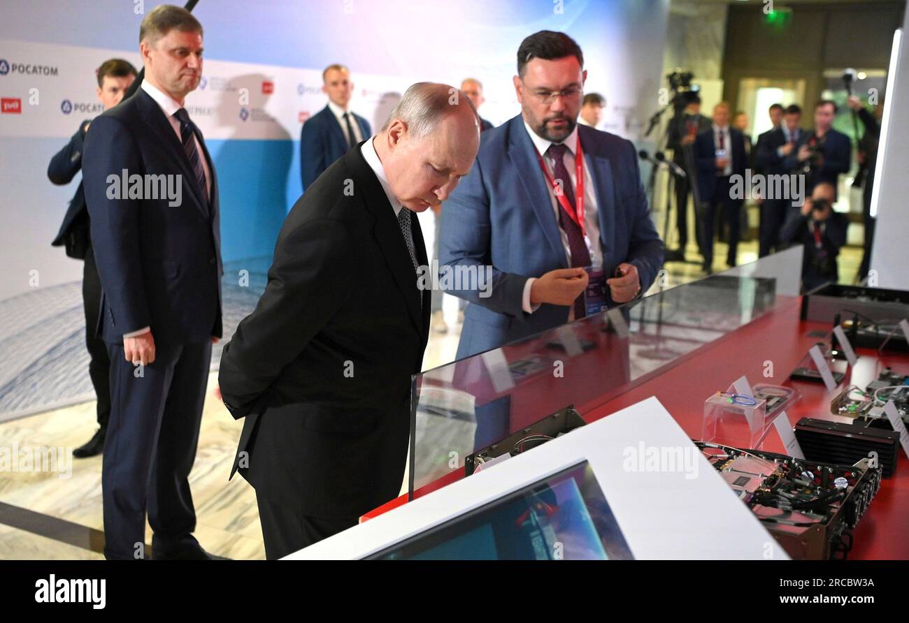 Moscow, Russia. 13th July, 2023. Russian President Vladimir Putin ...