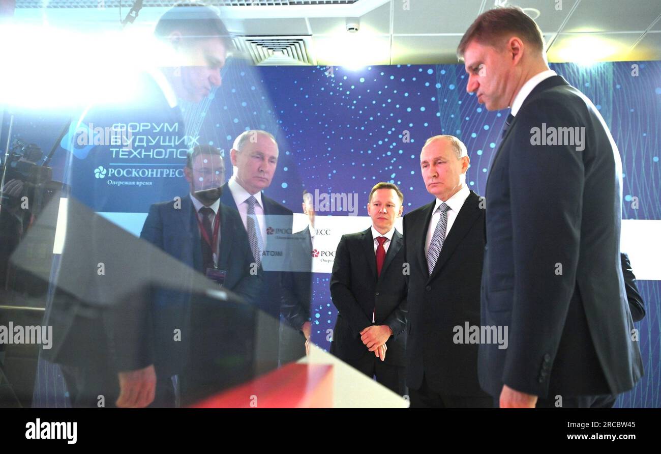 Moscow, Russia. 13th July, 2023. Russian President Vladimir Putin ...