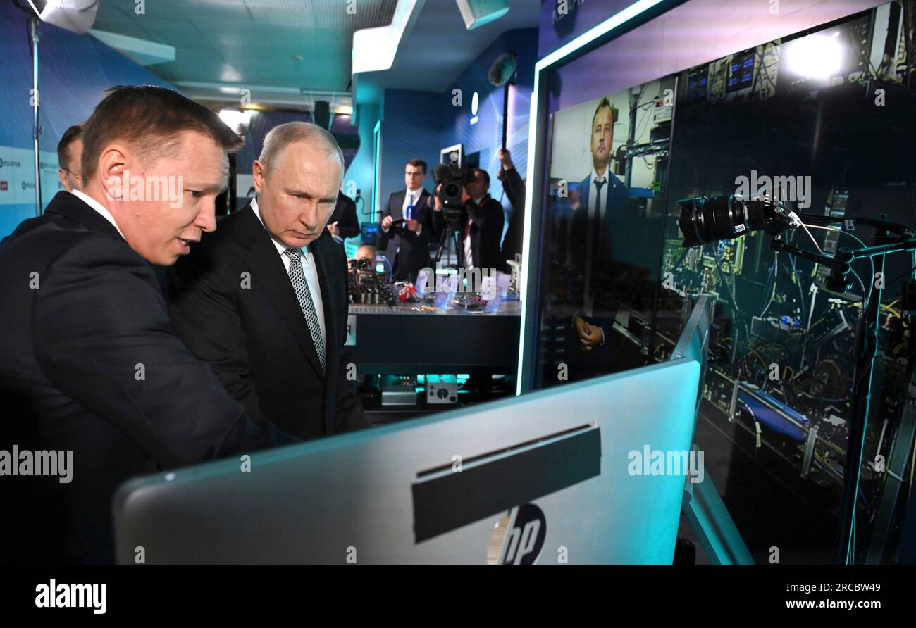 Moscow, Russia. 13th July, 2023. Russian President Vladimir Putin ...