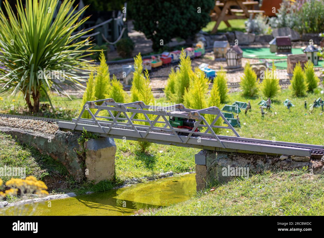 Photo of a miniature town Stock Photo - Alamy