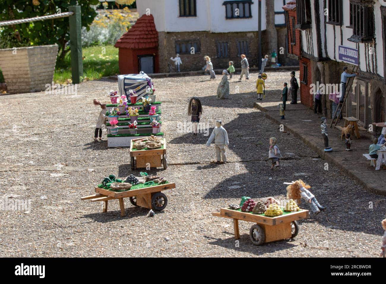 Photo of a miniature town Stock Photo - Alamy