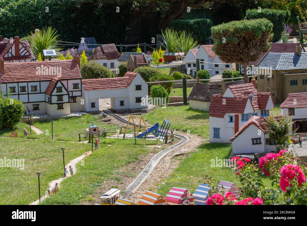 Photo of a miniature town Stock Photo - Alamy