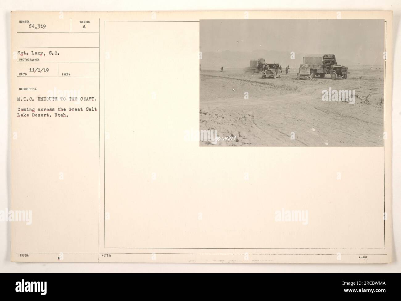 A military transport convoy known as the M.T.C. is seen during its ...