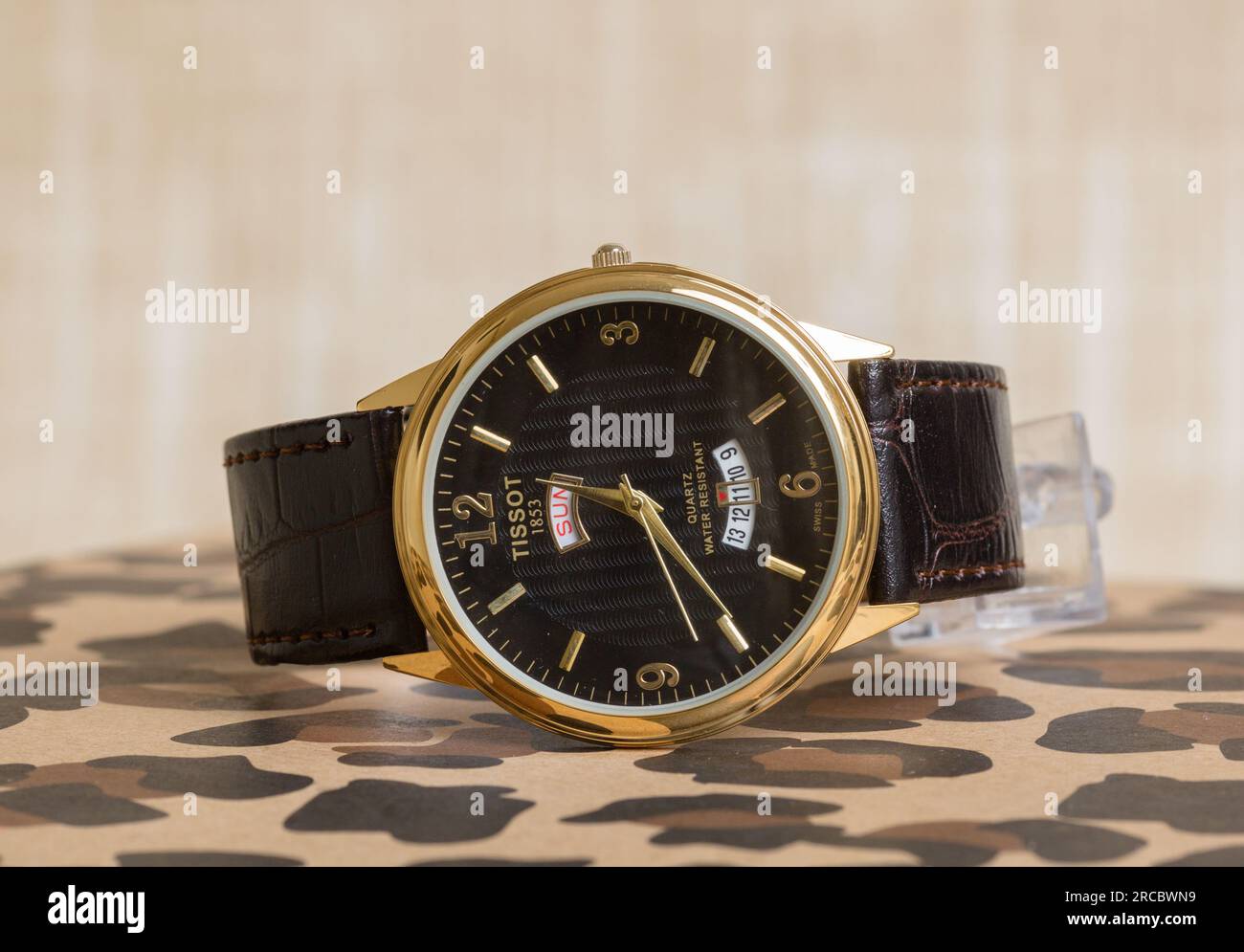 Hand Wrist Watch Time clock Designer classic stylish Stock Photo - Alamy