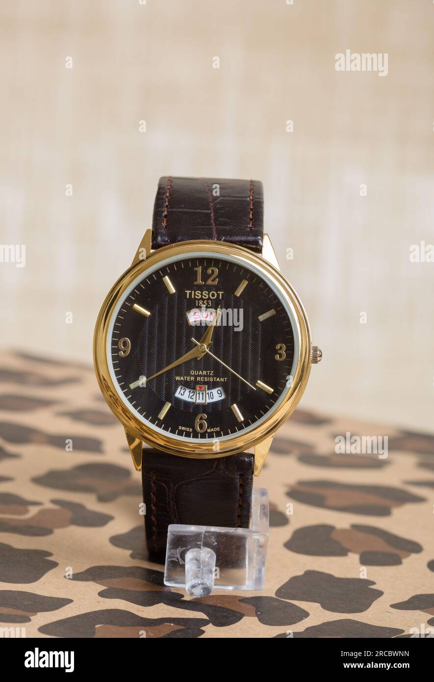 Hand Wrist Watch Time clock Designer classic stylish Stock Photo - Alamy