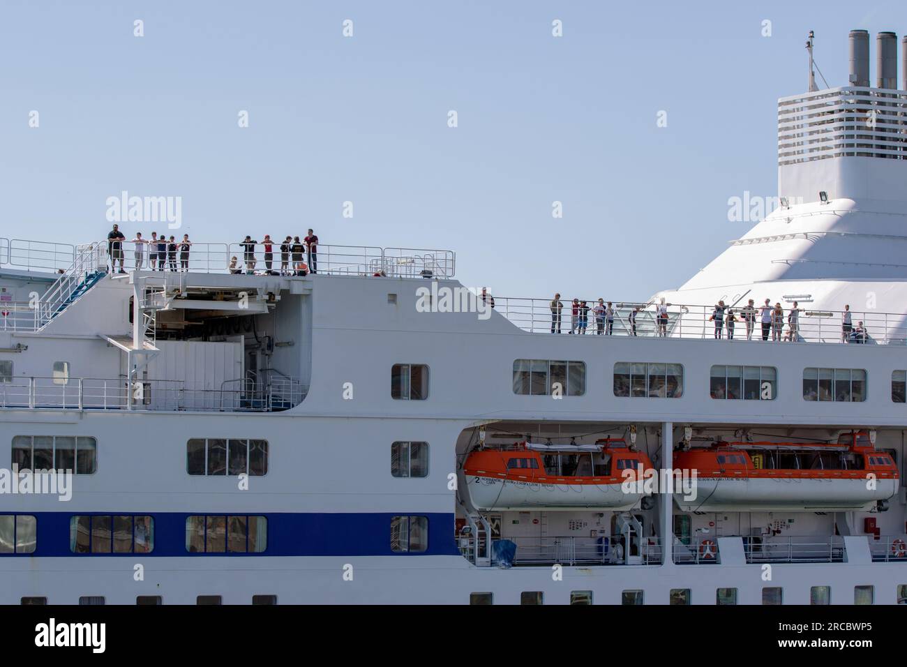Sea ship in distance hi-res stock photography and images - Alamy