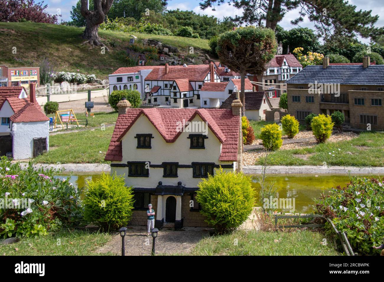 Photo of a miniature town Stock Photo - Alamy