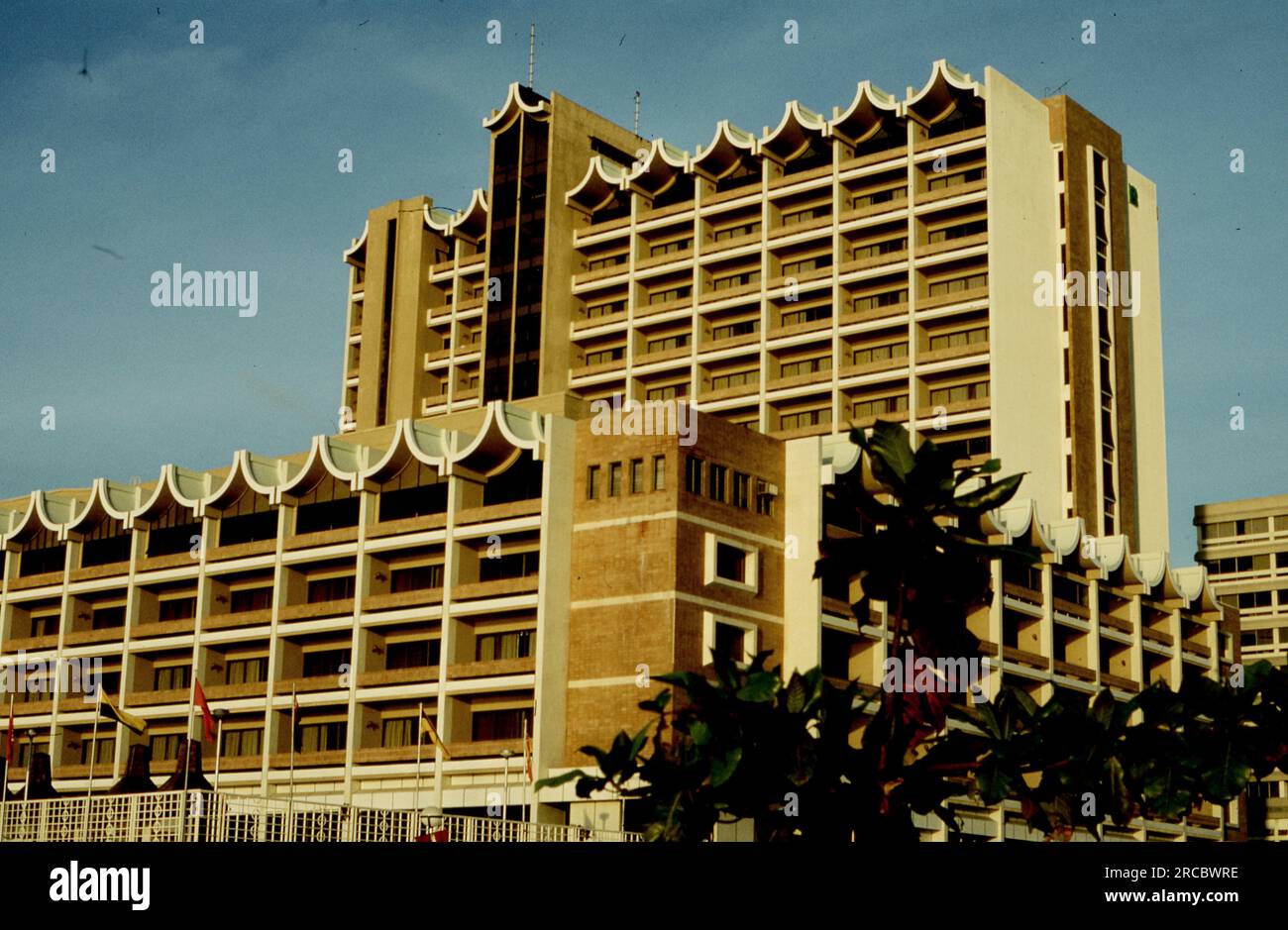 Scenes in Malaysia, Borneo and Brunei in 1980. Including buildings and ...
