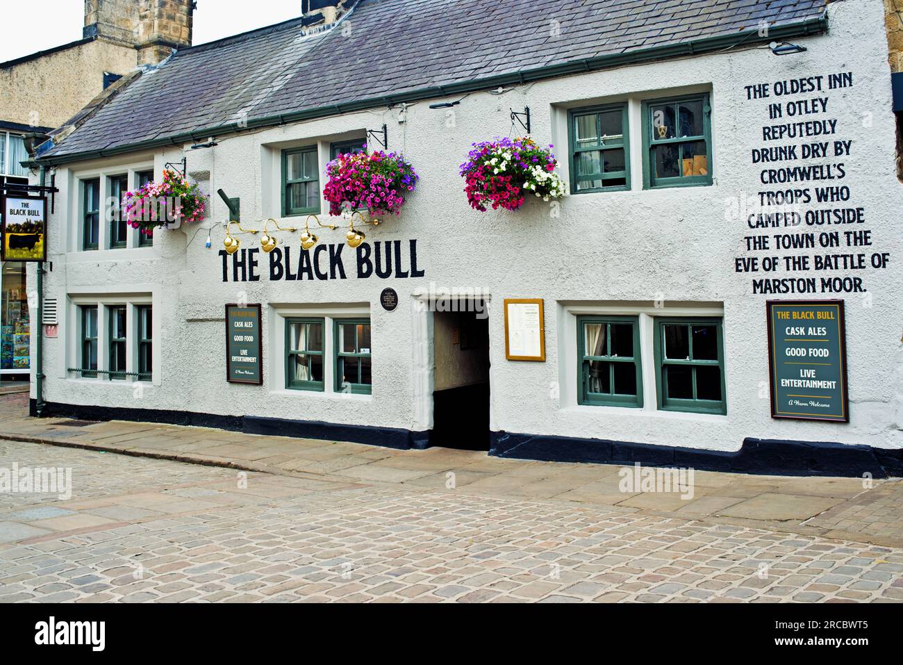 The Black Bull, Otley, West Yorkshire, England, oldest pub in Otley ...