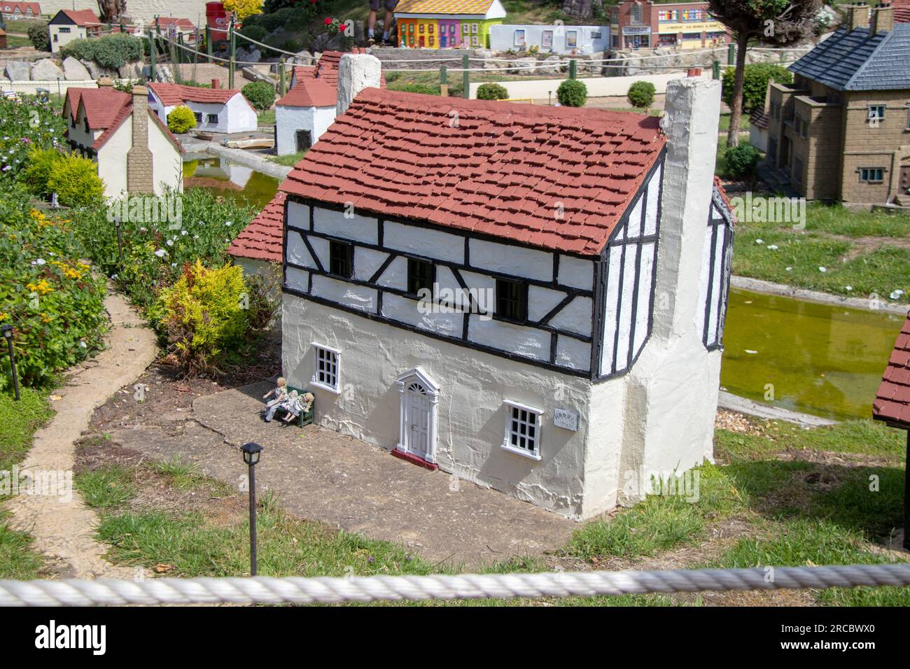 Photo of a miniature town Stock Photo - Alamy