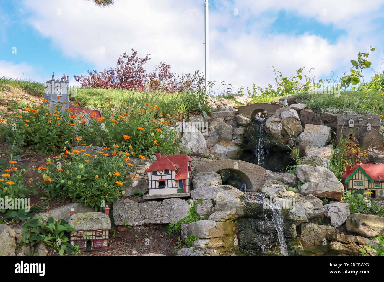 Photo of a miniature town Stock Photo - Alamy