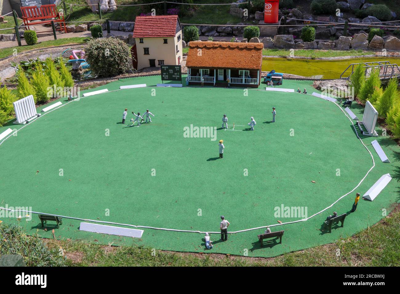 Photo of a miniature town Stock Photo - Alamy