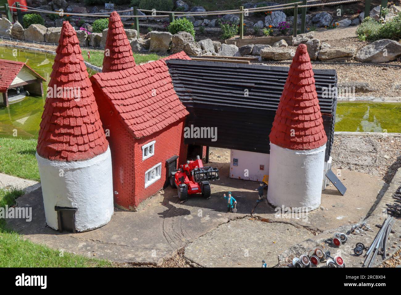 Photo of a miniature town Stock Photo - Alamy