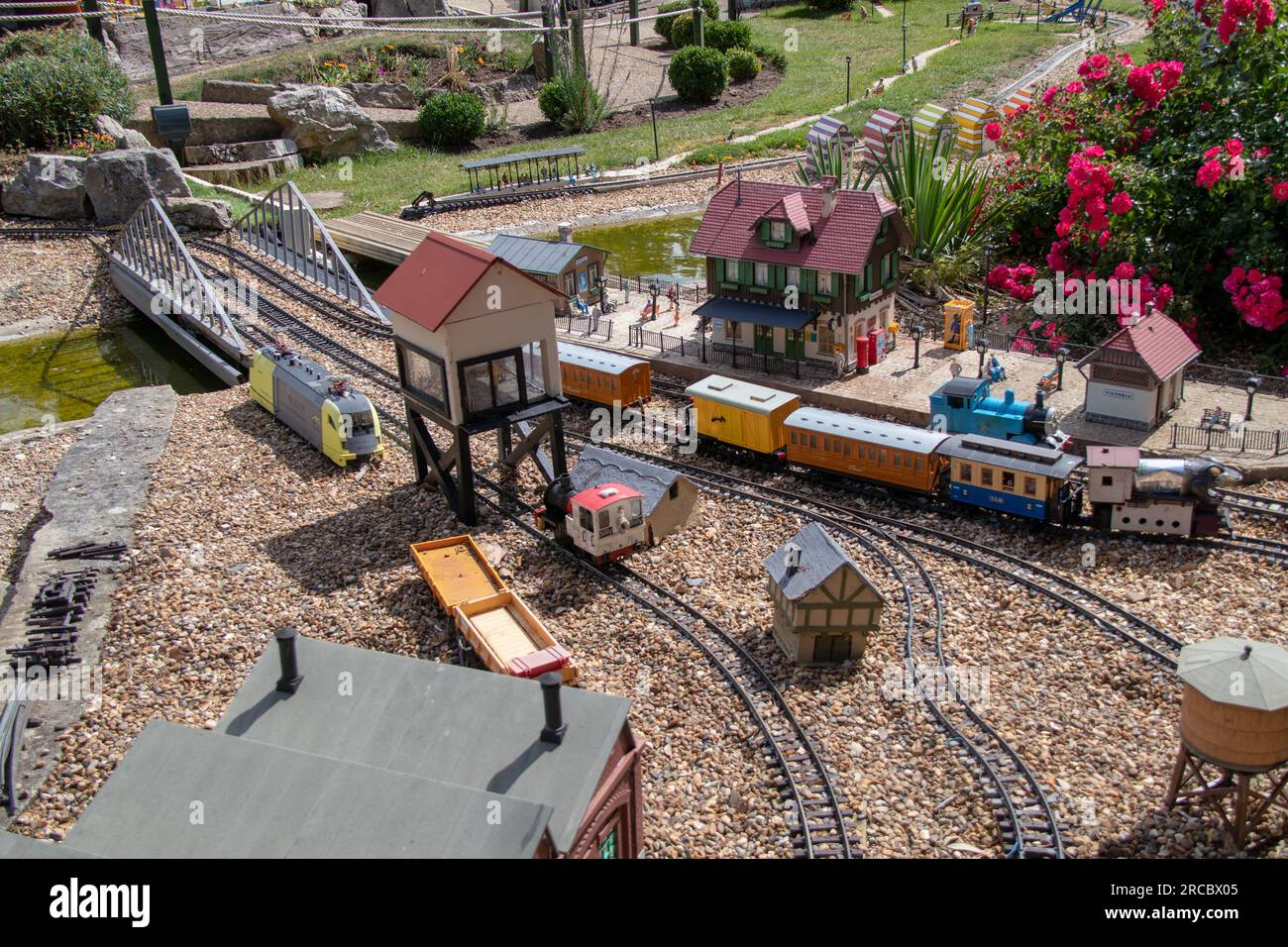 Photo of a miniature town Stock Photo - Alamy