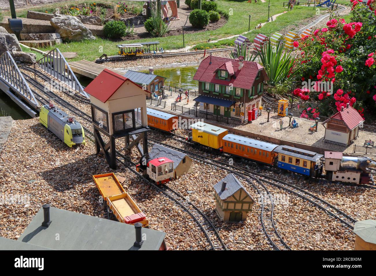 Photo of a miniature town Stock Photo - Alamy