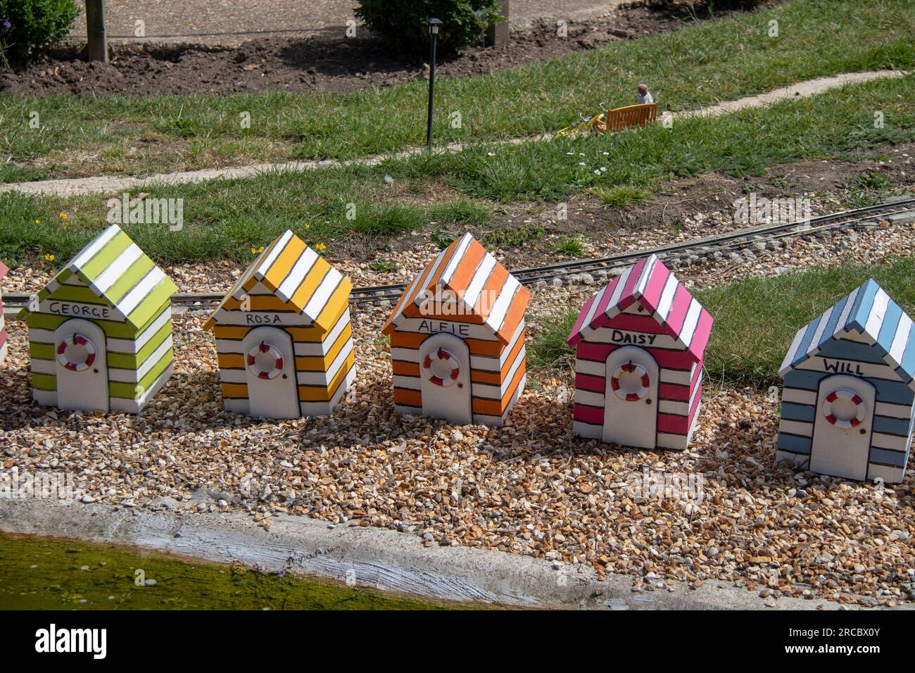 Photo of a miniature town Stock Photo - Alamy