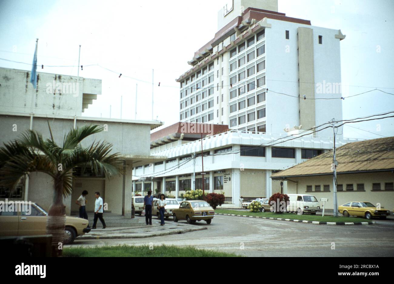 Scenes in Malaysia, Borneo and Brunei in 1980. Including buildings and ...