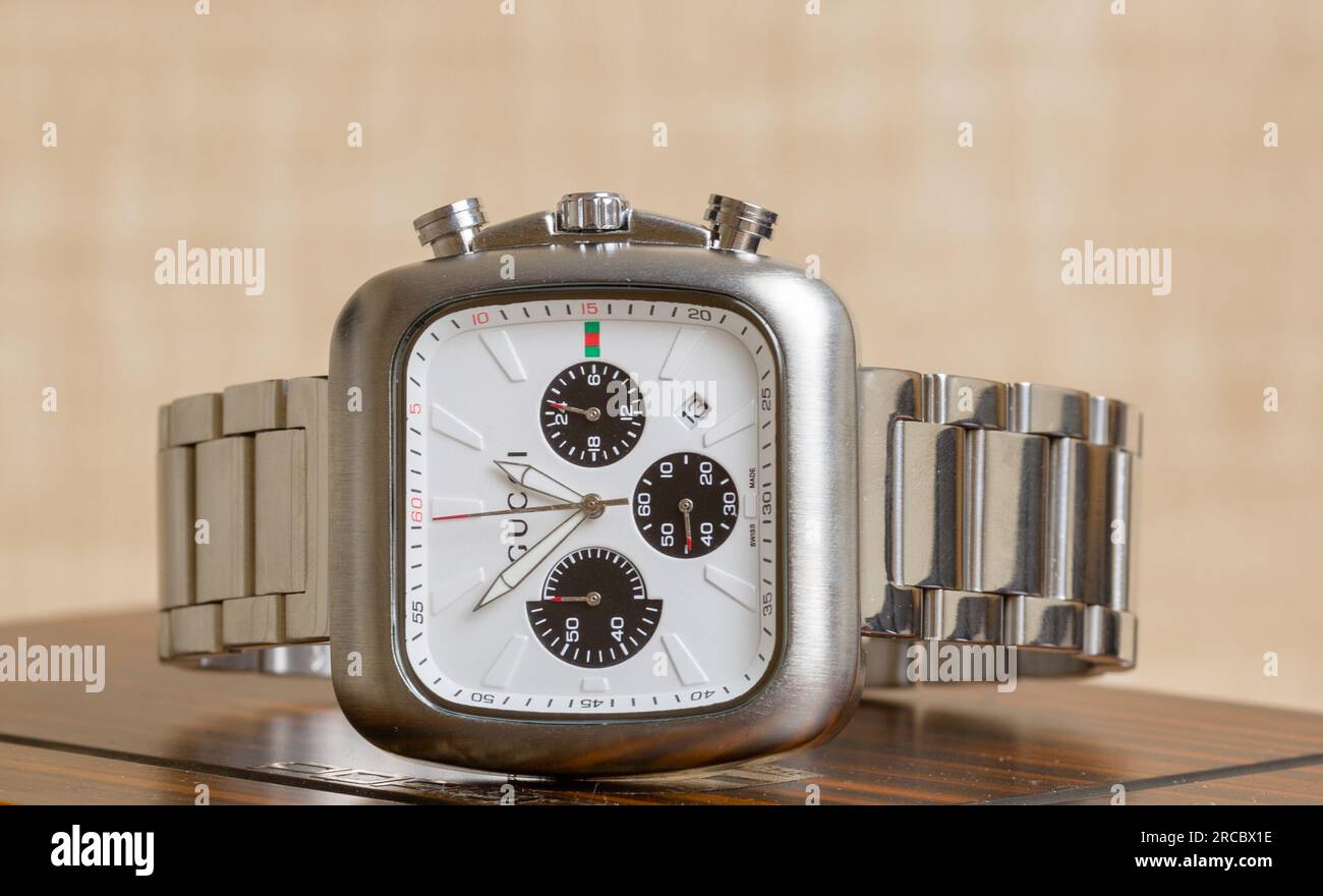 Hand Wrist Watch Time clock Designer classic stylish Stock Photo - Alamy