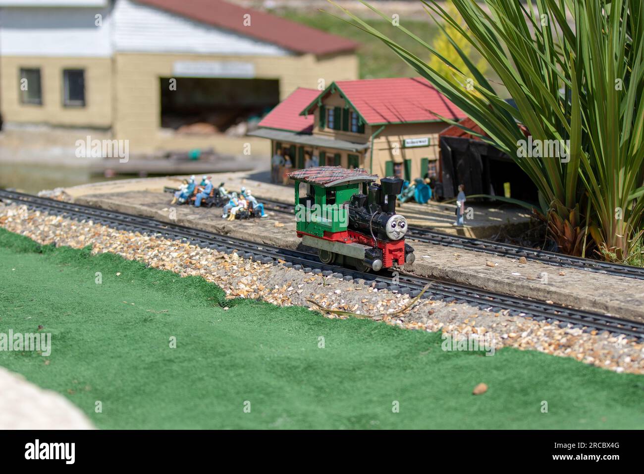 Photo of a miniature town Stock Photo - Alamy