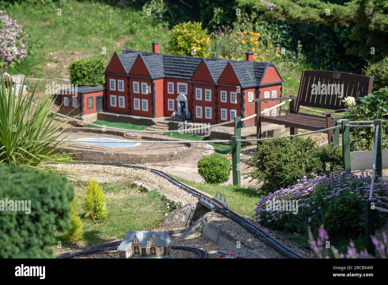 Photo of a miniature town Stock Photo - Alamy