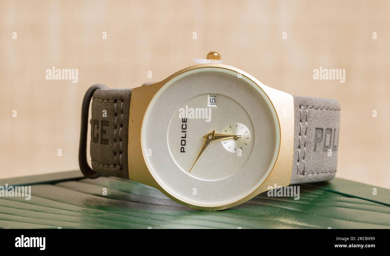 Hand Wrist Watch Time clock Designer classic stylish Stock Photo - Alamy