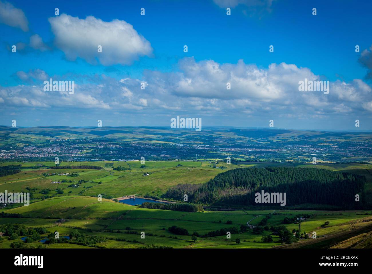 Beautiful view footage taken in North Yorkshire with a camera Stock ...