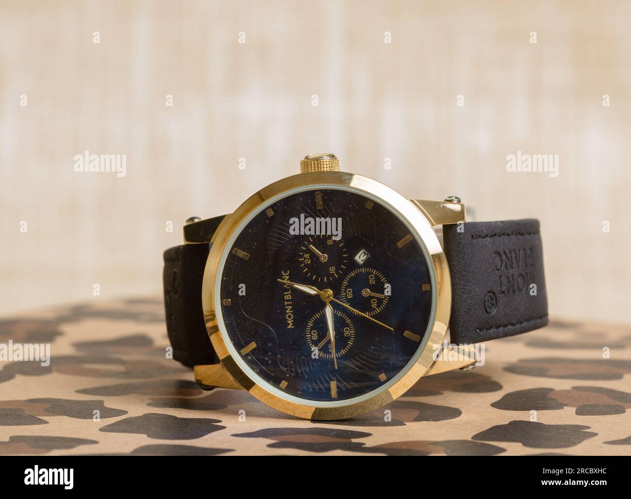 Hand Wrist Watch Time clock Designer classic stylish Stock Photo - Alamy
