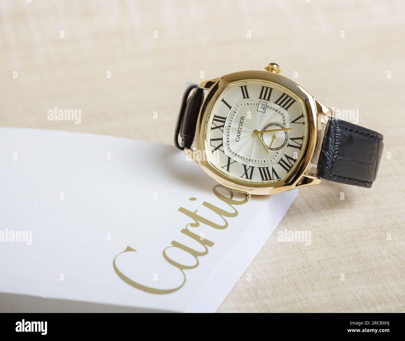 Hand Wrist Watch Time clock Designer classic stylish Stock Photo - Alamy