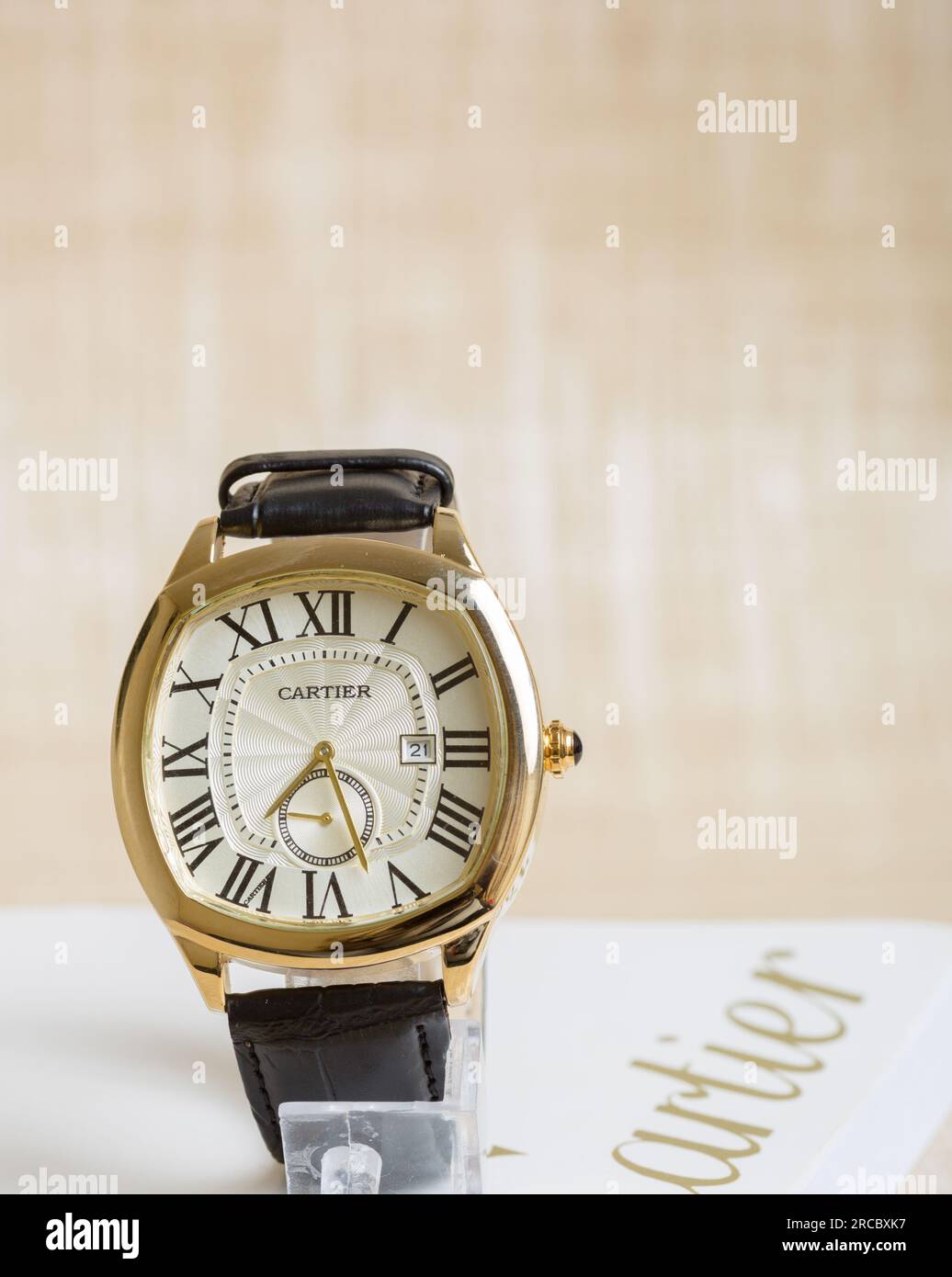 Hand Wrist Watch Time clock Designer classic stylish Stock Photo - Alamy