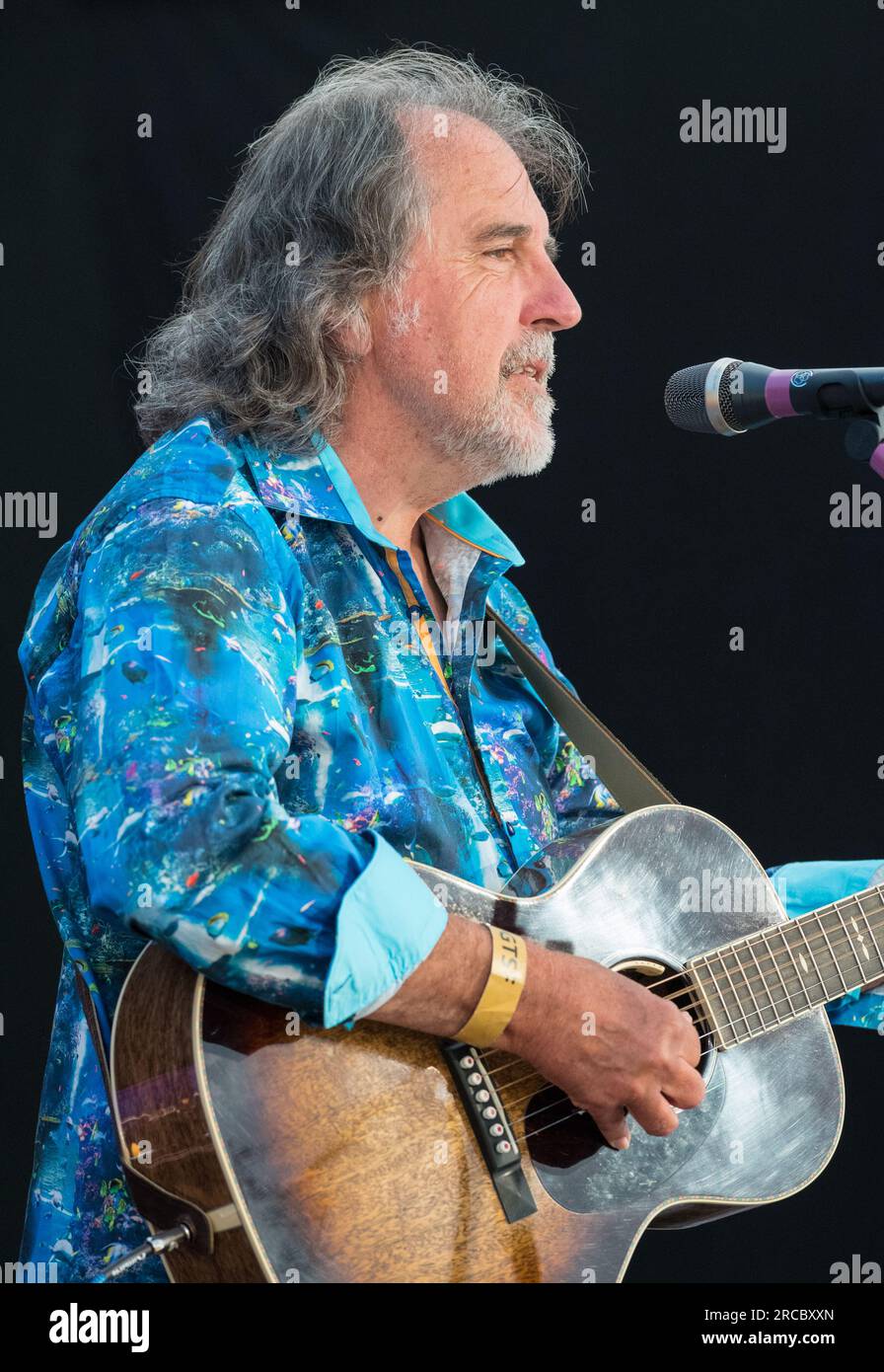 Paul Walker and Karen Pfeiffer playing live on stage at the 2023 GTSF ...